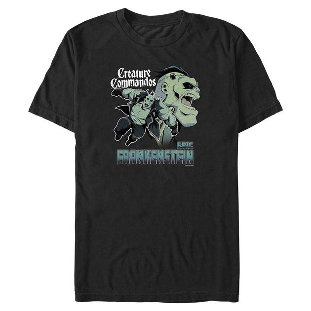 DC Comics Creature Commandos Eric Explosion Big & Tall T-Shirt - BLACK ...