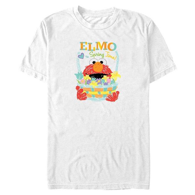 Sesame Street Elmo Spring Big & Tall T-Shirt - WHITE | BoxLunch