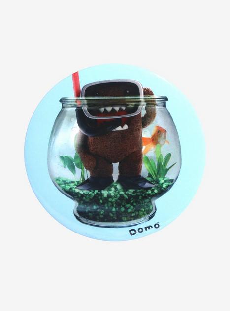 Domo Fish Bowl 3 Inch Button | Hot Topic