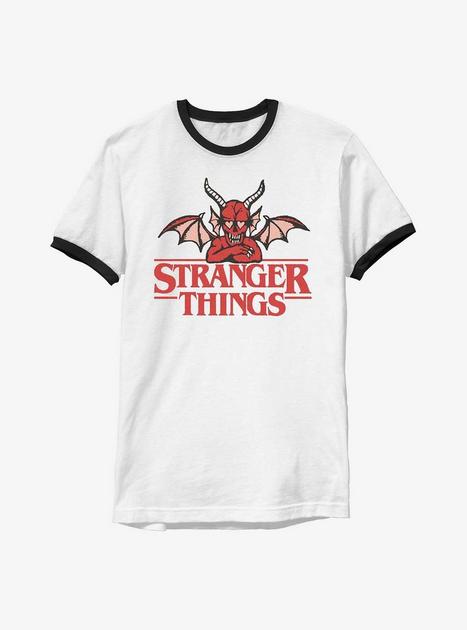 Stranger Things Devil In Love Ringer T-Shirt - MULTI | Hot Topic