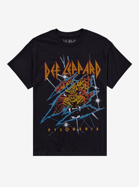 Def Leppard Pyromania Rock Till You Drop Tour T-Shirt | Hot Topic