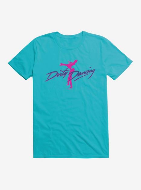 Dirty Dancing Lift Silohouette T-Shirt - BLUE | Hot Topic