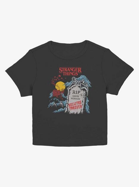 Stranger Things RIP Eddie Munson Hellfire Forever Girls Baby T-Shirt ...