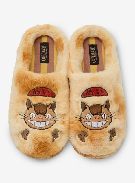Studio Ghibli® My Neighbor Totoro Catbus Slippers — BoxLunch Exclusive ...