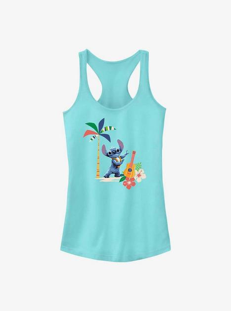 Disney Lilo & Stitch Live Action Dancing Hula Girls Tank - BLUE | Hot Topic