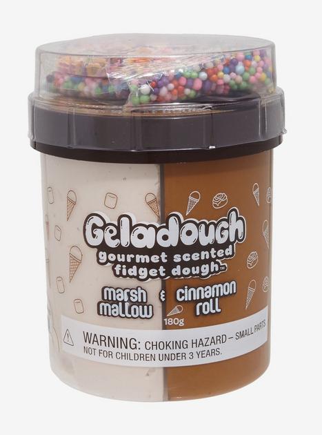 Geladough Marshmallow & Cinnamon Roll Gourmet Scented Fidget Dough ...