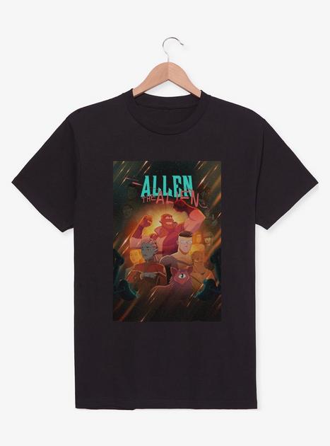 Invincible Allen The Alien T-Shirt - BLACK | BoxLunch