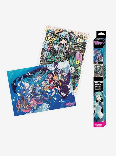 Hatsune Miku Characters Poster Set 2 Pack | Hot Topic