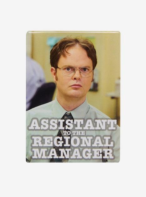 The Office Dwight Schrute Assistant to the Regional Manager Flat Magnet ...