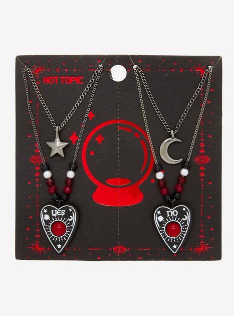 Yes No Planchette Celestial Best Friend Necklace Set | Hot Topic