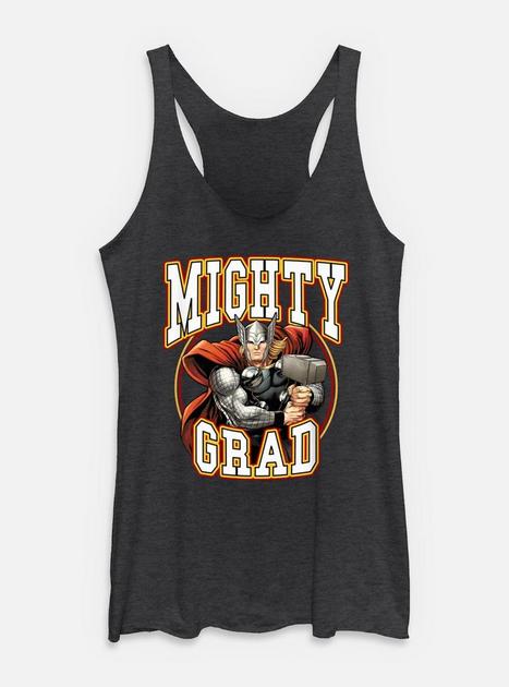 Marvel Avengers Mighty Grad Thor Womens Tank - BLACK | BoxLunch