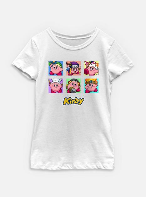 Nintendo Kirby Costumes Youth Girls T - WHITE | BoxLunch