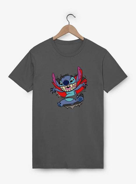 Disney Lilo & Stitch Rip Through T-Shirt - GREY | BoxLunch