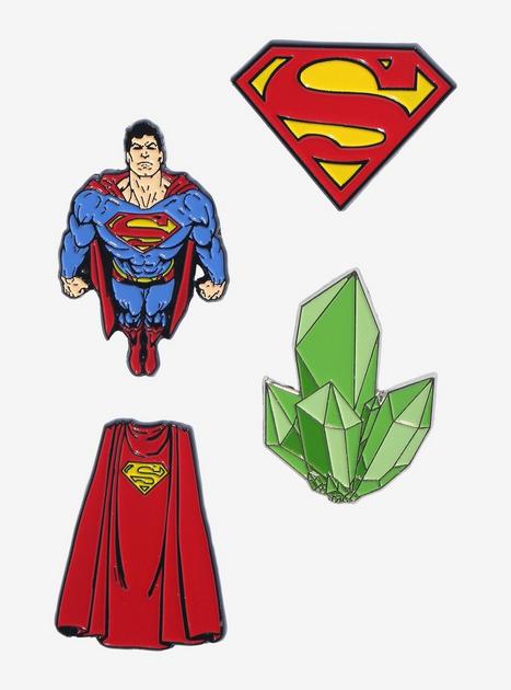 DC Comics Superman Icons Enamel Pin Set | Hot Topic