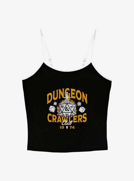 Dungeons & Dragons Dungeon Crawlers Club Girls Cami Tank - BLACK | Hot ...