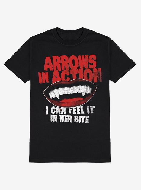 Arrows In Action Vampire Bite T-Shirt Hot Topic Exclusive | Hot Topic