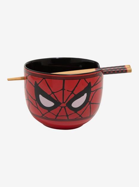 Marvel Spider-Man Mask Ramen Bowl With Chopsticks | BoxLunch