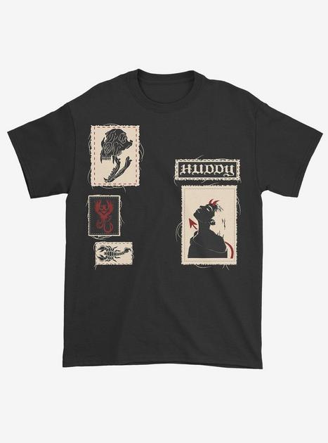 Huddy Icons Patches T-Shirt Hot Topic Exclusive | Hot Topic