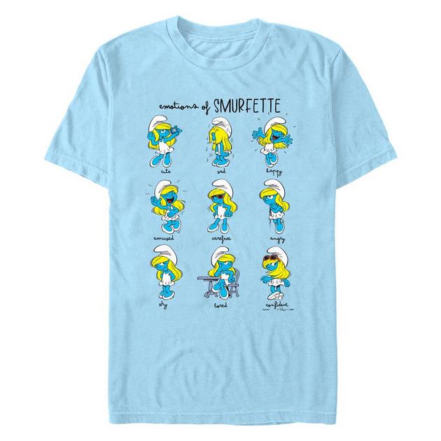The Smurfs Smurfette Emotions T-Shirt - BLUE | Hot Topic