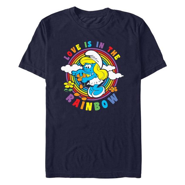 The Smurfs Smurfette Love Is In The Rainbow T-Shirt - BLUE | Hot Topic