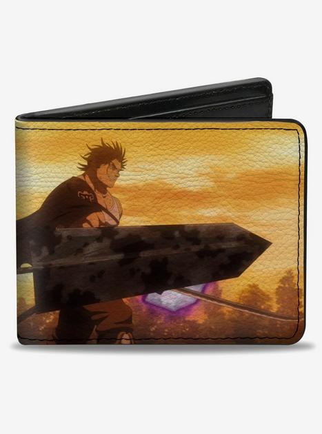 Black Clover Asta Holding Demon Slayer Sword and Yami Scene Bifold ...