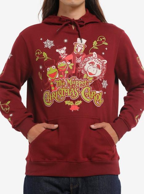 Our Universe Disney The Muppet Christmas Carol Maroon Group Hoodie ...