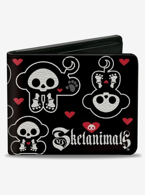 Skelanimals Marcy The Monkey Poses and Title Logo Bifold Wallet | BoxLunch