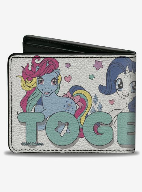 My Little Pony Together Pony Trio Pose Teal Bifold Wallet | BoxLunch