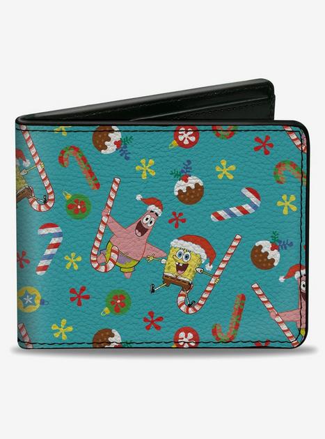 SpongeBob SquarePants and Patrick Holiday Treats Collage Bifold Wallet ...