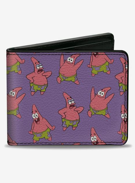 SpongeBob SquarePants Patrick Star Poses Scattered Bifold Wallet | BoxLunch