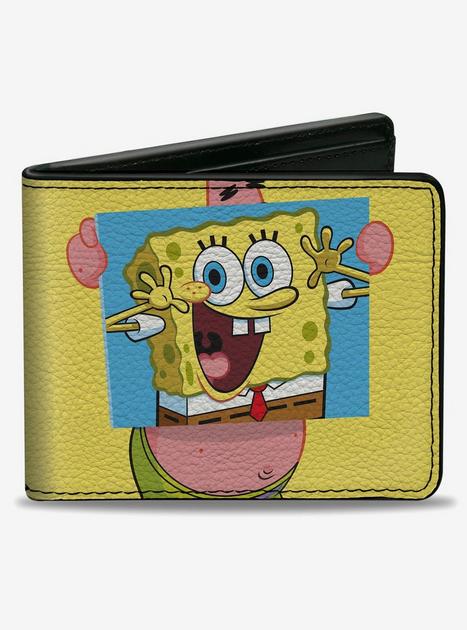 SpongeBob SquarePants Patrick Holding SpongeBob Portrait Bifold Wallet ...