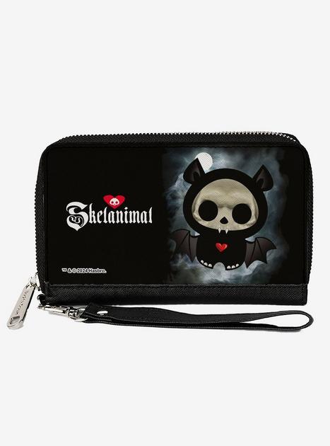 Skelanimals Diego The Bat Fog Pose and Title Logo Zip Around Wallet ...