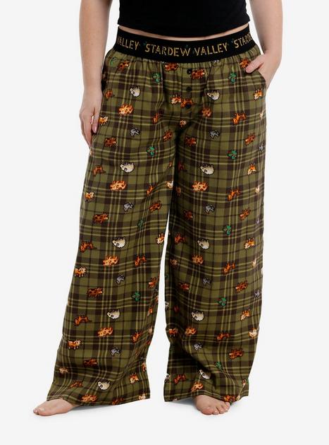 Stardew Valley Plaid Pajama Pants Plus Size | Hot Topic