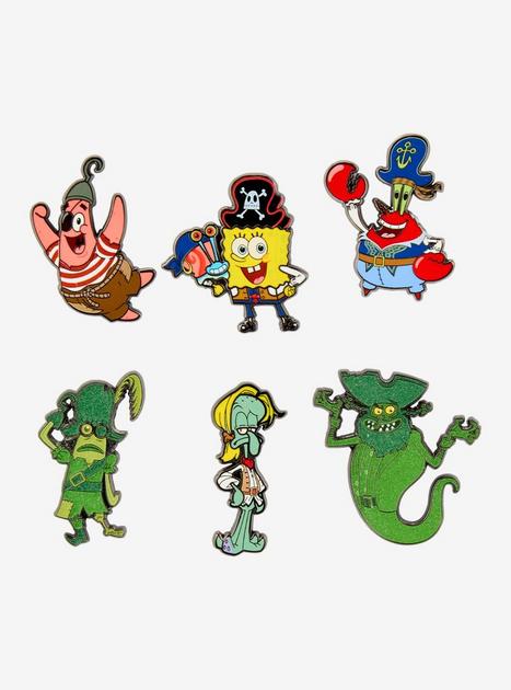 SpongeBob SquarePants The SpongeBob Movie Pirates Blind Box Enamel Pin ...