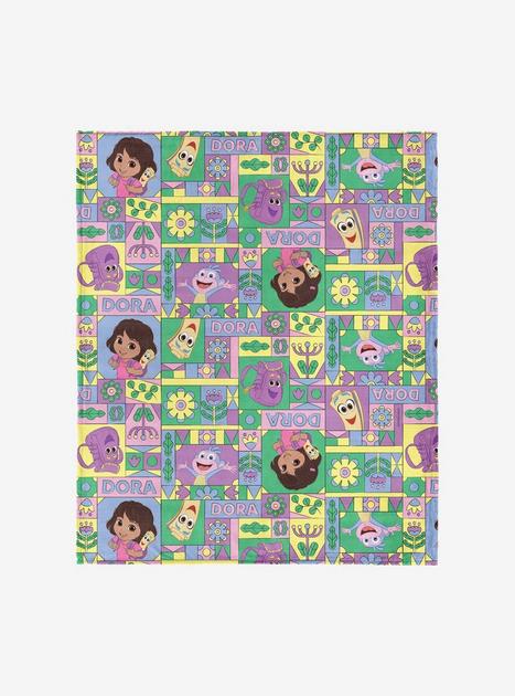 Dora The Explorer Dora and Friends Collage 40x50" Silk Touch Throw ...