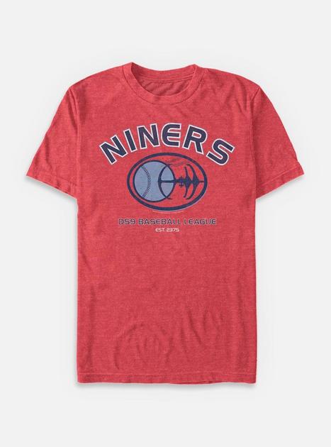 Star Trek Niners DS9 Baseball League T-Shirt - RED | BoxLunch