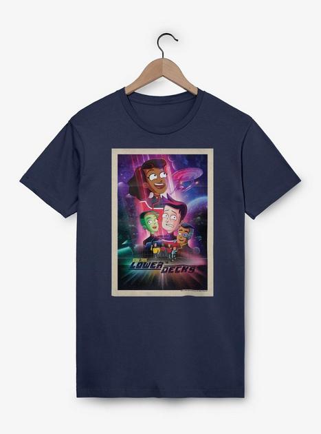 Star Trek Lower Deck Poster T-Shirt - BLUE | BoxLunch