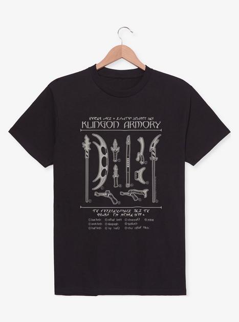 Star Trek Klingon Armory T-Shirt - BLACK | BoxLunch