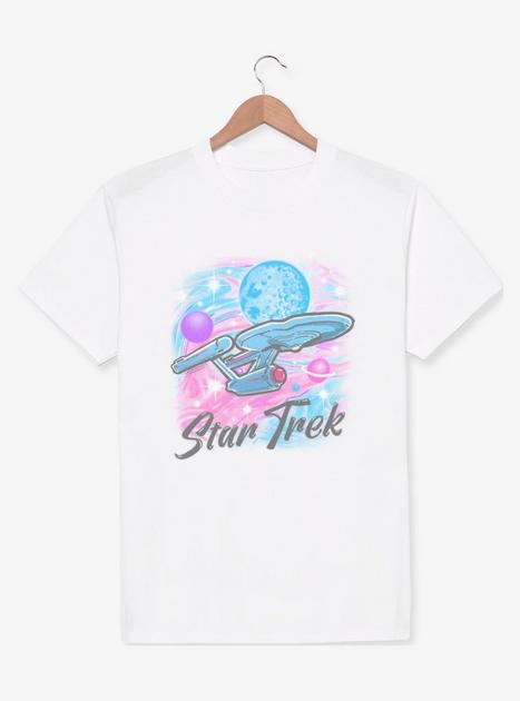 Star Trek Airbrushed Ship T-Shirt - WHITE | BoxLunch