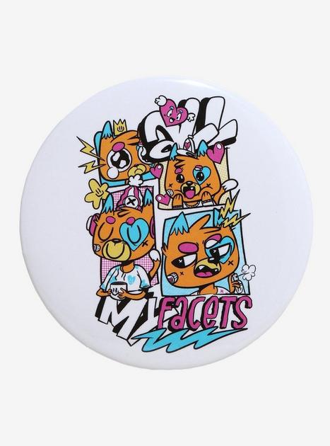 ArtyChikle My Facets 3 Inch Button | Hot Topic
