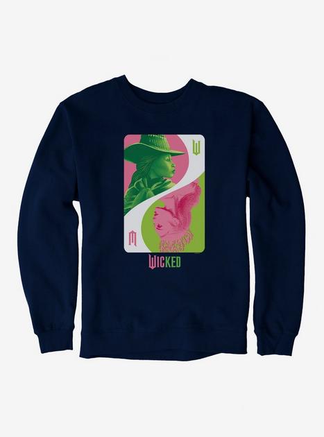 Wicked Elphaba Glinda Card Sweatshirt | Hot Topic