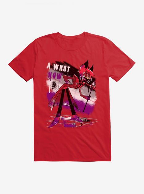 Hazbin Hotel Alastor What Now T-Shirt - RED | Hot Topic