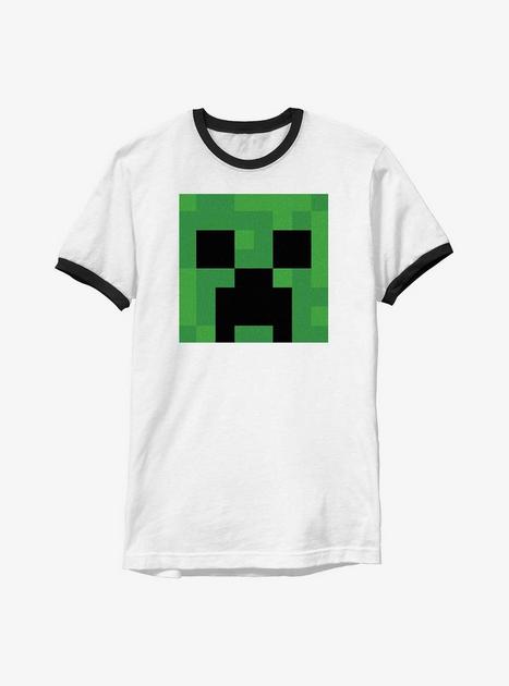 Minecraft Creeper Big Face Ringer T-Shirt - MULTI | Hot Topic