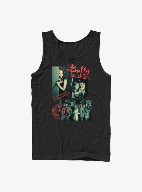 Buffy The Vampire Slayer Multi Image Tank - BLACK | Hot Topic
