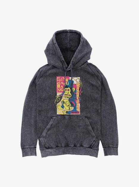 Call of Duty Stranger Monkey Bomb Mineral Wash Hoodie - BLACK | Hot Topic