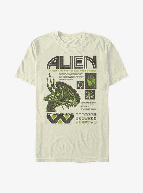 Alien Quotes Garment Dye T-Shirt - IVORYCREAM | Hot Topic
