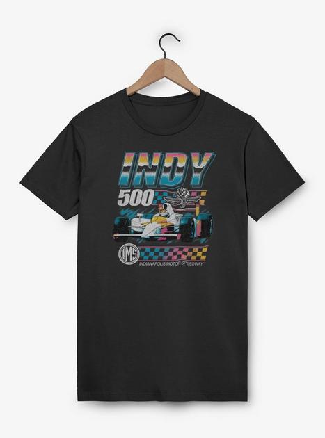 Indianapolis 500 Vintage Neon T-Shirt - BLACK | BoxLunch