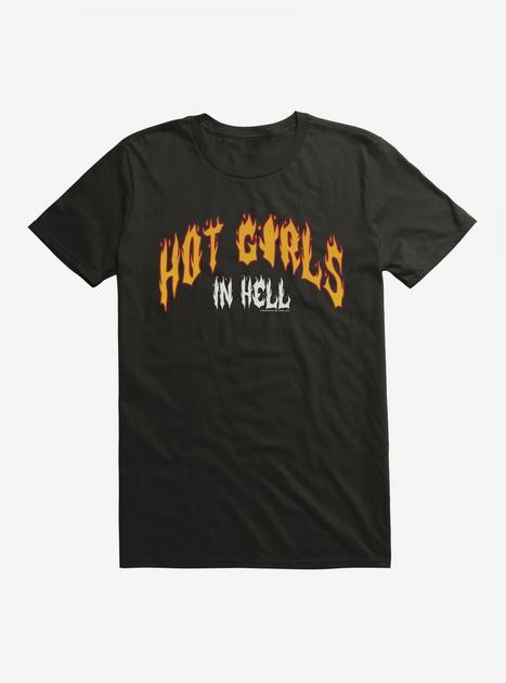 LØLØ Hot Girls In Hell T-Shirt - BLACK | Hot Topic
