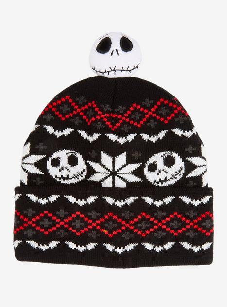 The Nightmare Before Christmas Jack Fair Isle Beanie | Hot Topic