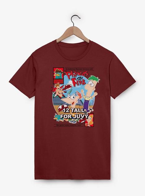 Disney Phineas and Ferb Phineas Summer Vacation Comic Cover T-Shirt ...